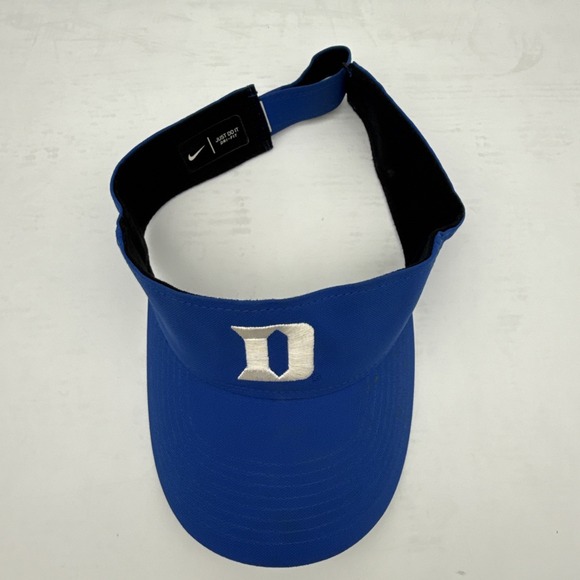 Nike | Accessories | Nike Duke Blue Devils Visor Dri Fit Adjustable Cap ...